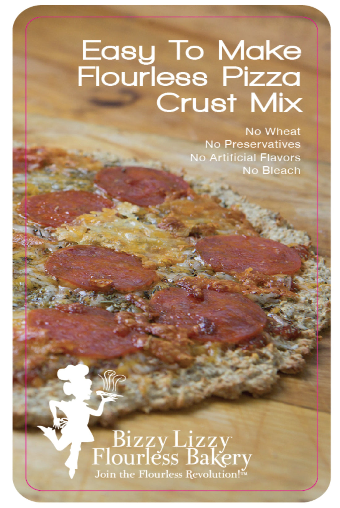 Easy to Make Flourless Pizza Mix – Bizzy Lizzy Flourless Bakery